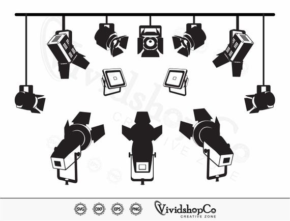 Light Director Clip Art Transparent Glass Film Display