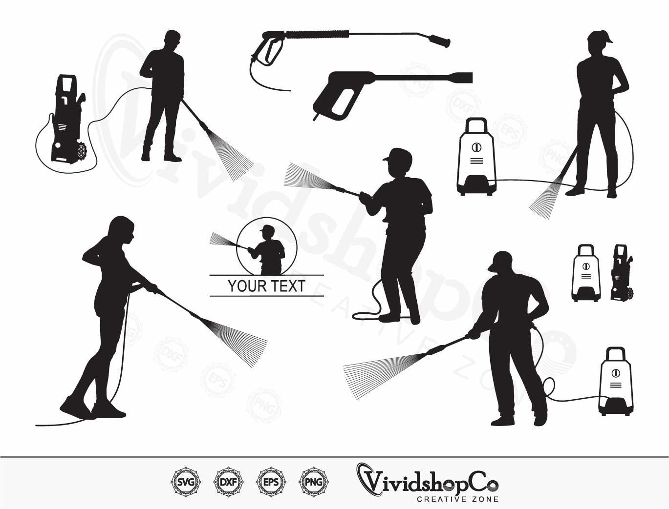 Pressure Washer SVG, Power Washing Gun, Washer Gun, Pressure Washing ...