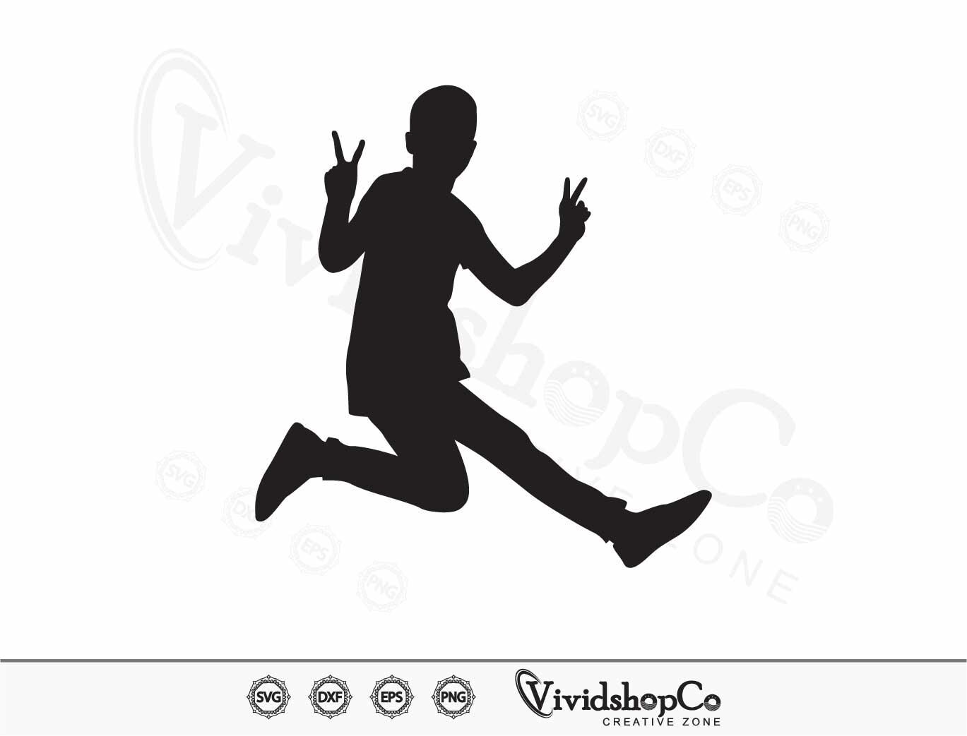 Kids Jumping SVG, Jumping Children Svg, Jumping Svg, Jump Svg, Clipart ...