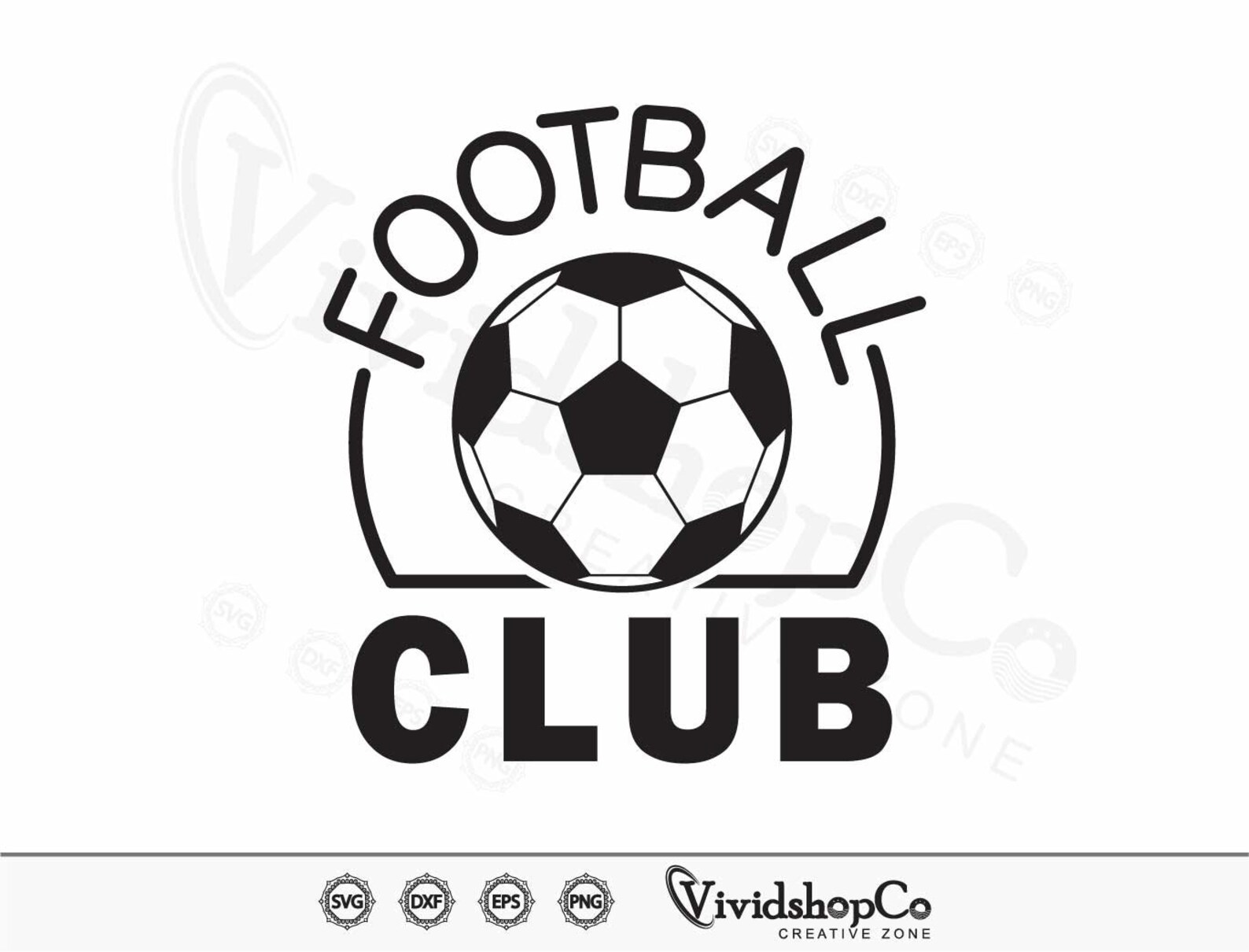 Soccer Club Svg Football Team Svg Sports Svg Soccer Club - Etsy
