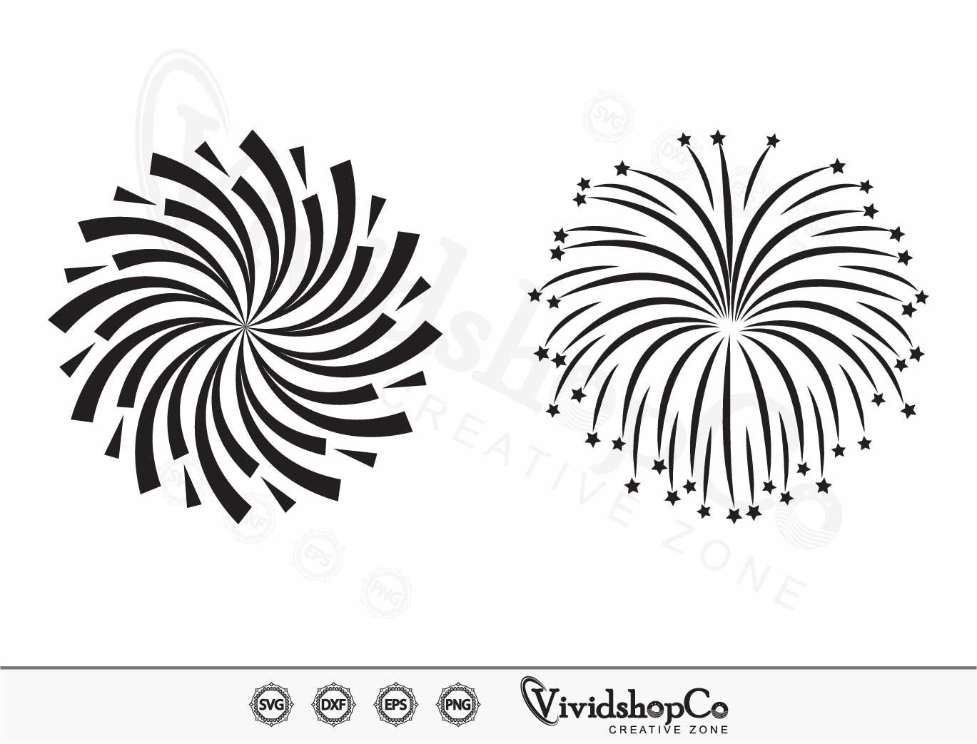Firecrackers SVG Fireworks Svg Independence Day 4th of - Etsy