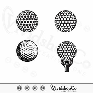 Golf Svg, Golf Ball Svg, Golf Club Svg, Clipart, Cut Files for ...