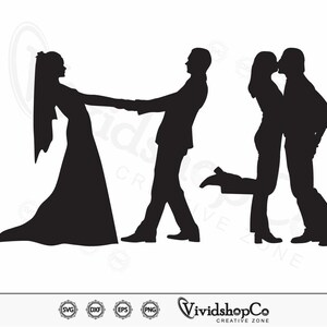 Couples SVG, Lovers Svg, Wedding Couple Svg, Married Couple Svg ...