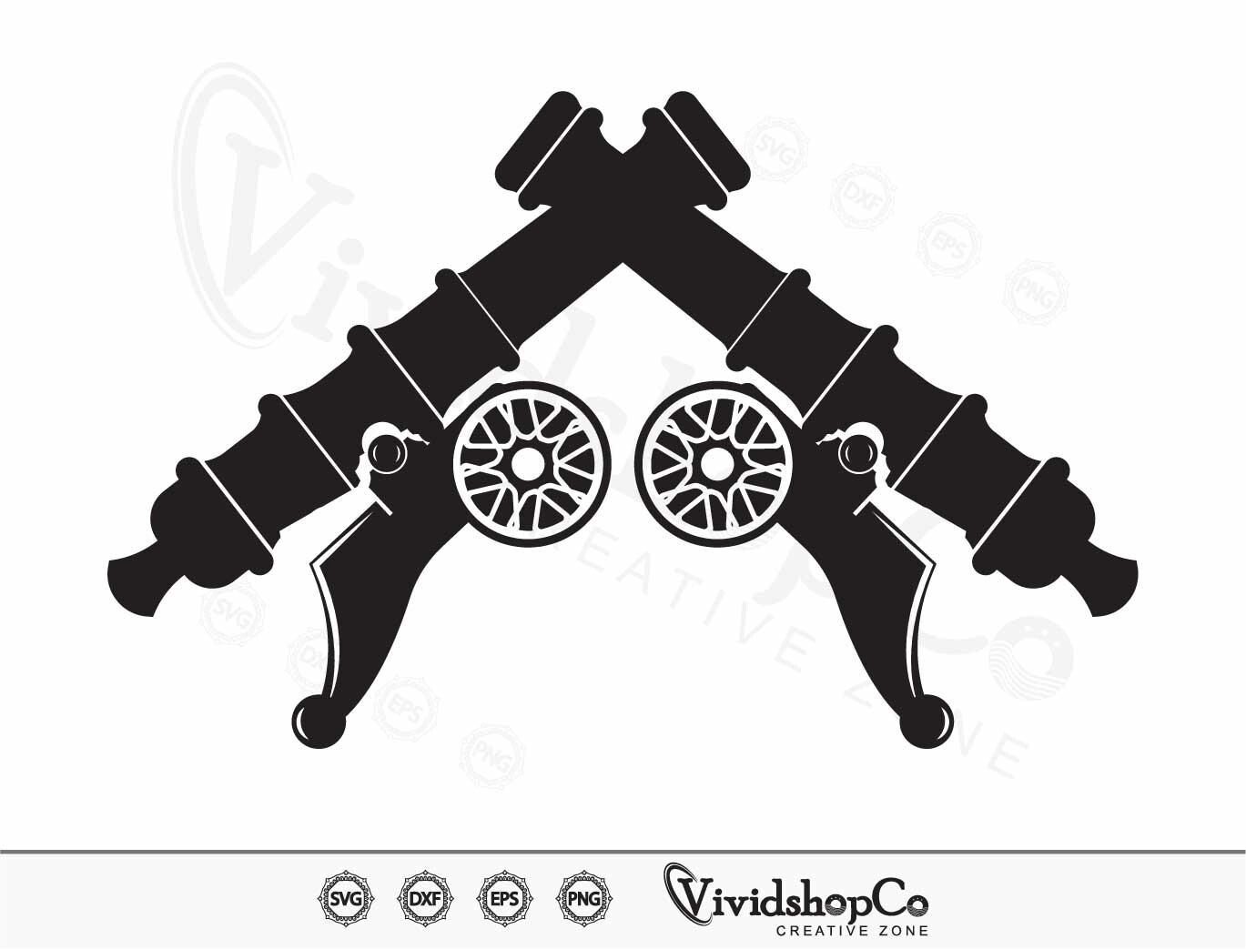 Cannon SVG, Military Weapon Svg, Cannon Clipart, Cannon Icon Svg ...
