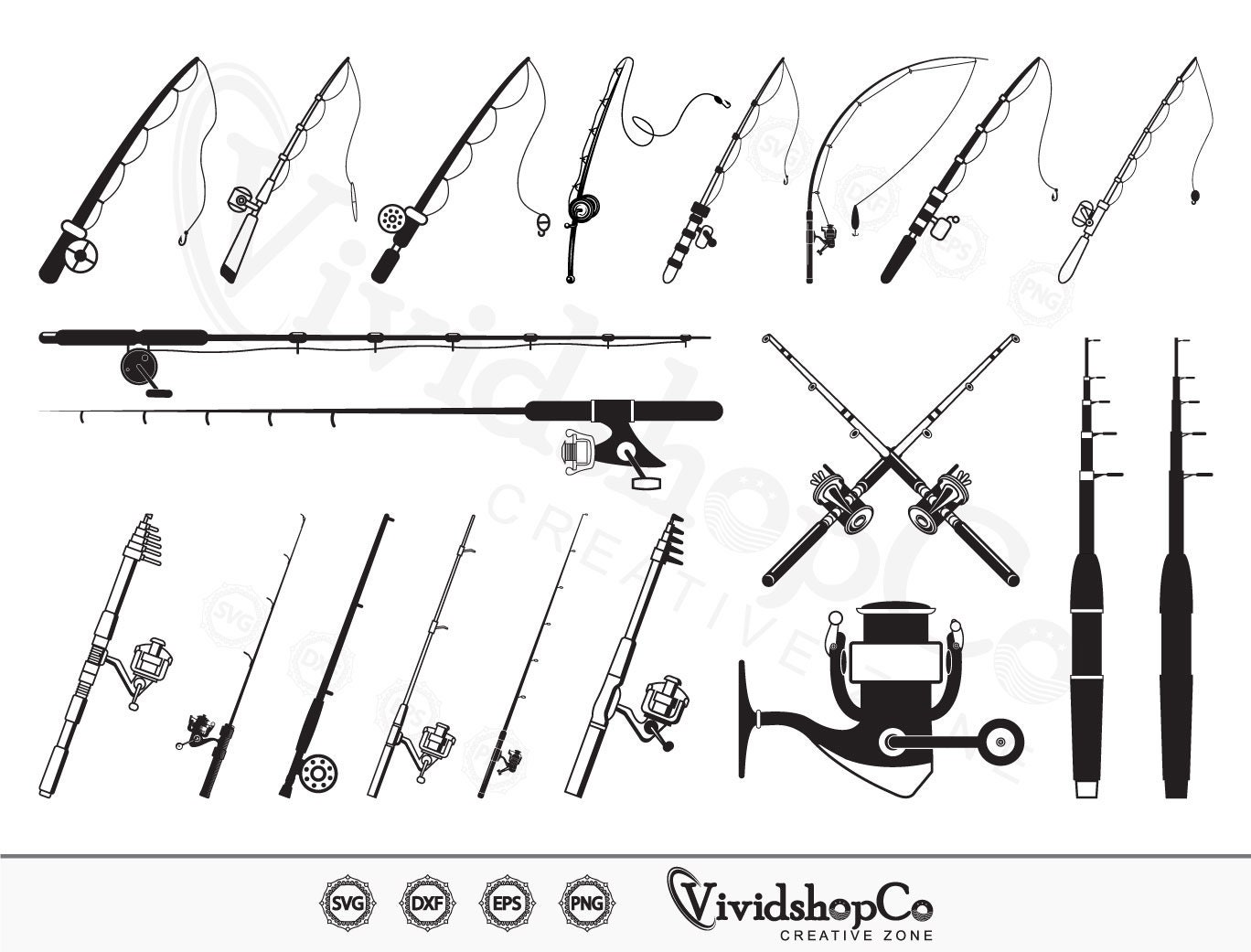 Fishing Rod Vector Png