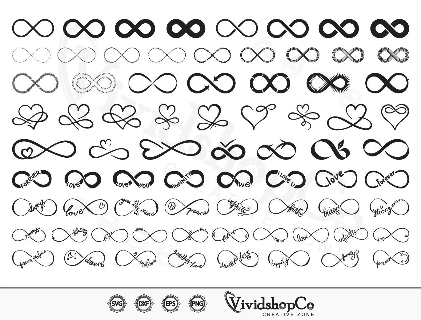 Infinity SVG, T Shirt Design, Infinity Love Svg, Forever Infinity Svg ...