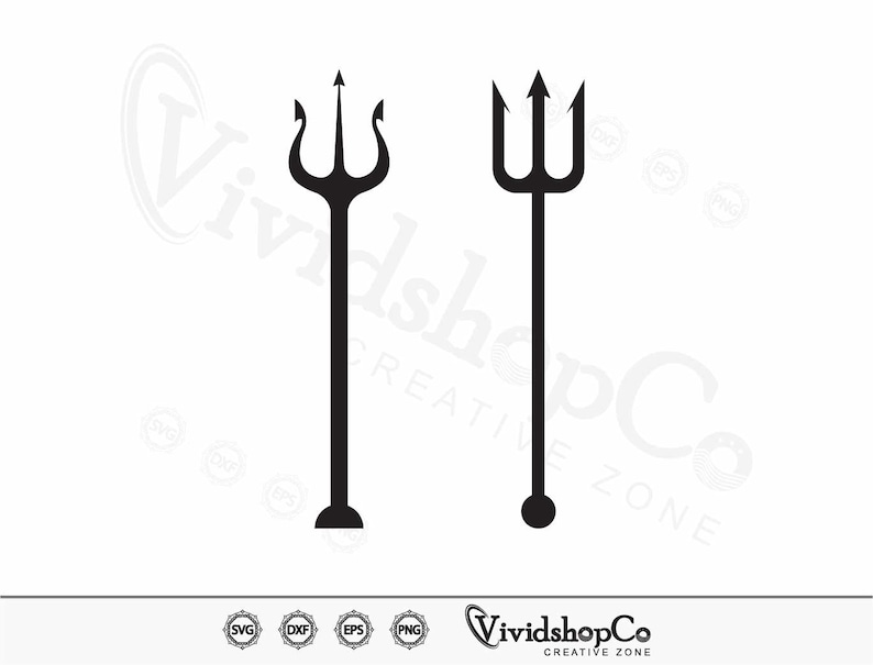 Trident SVG, Summer Trident Svg, Spear Svg, Harpoon Svg, Clipart, Cut ...