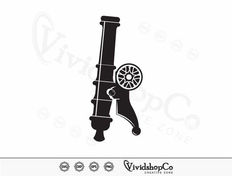 Cannon SVG, Military Weapon Svg, Cannon Clipart, Cannon Icon Svg ...