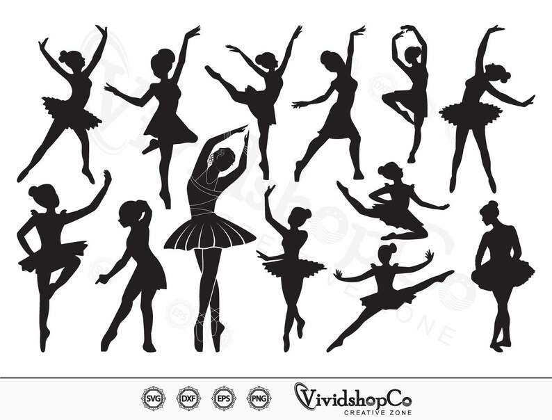 Ballet Dancer SVG Dancer Dance Svg Ballerina Svg Ballet - Etsy