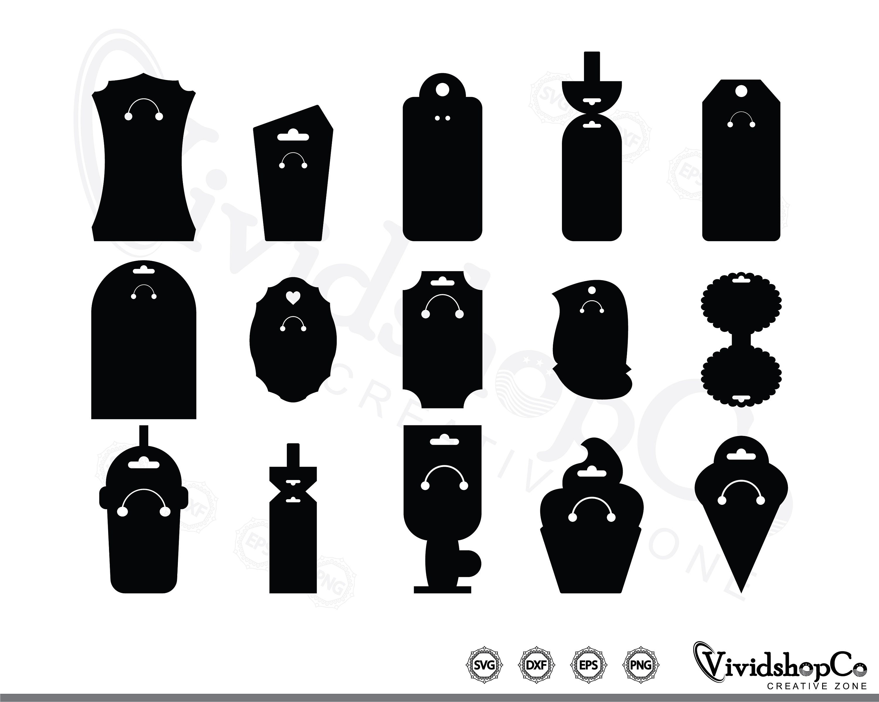 Keyring Display Card Svg Bundle Keyring Clipart Keyring Cut - Etsy