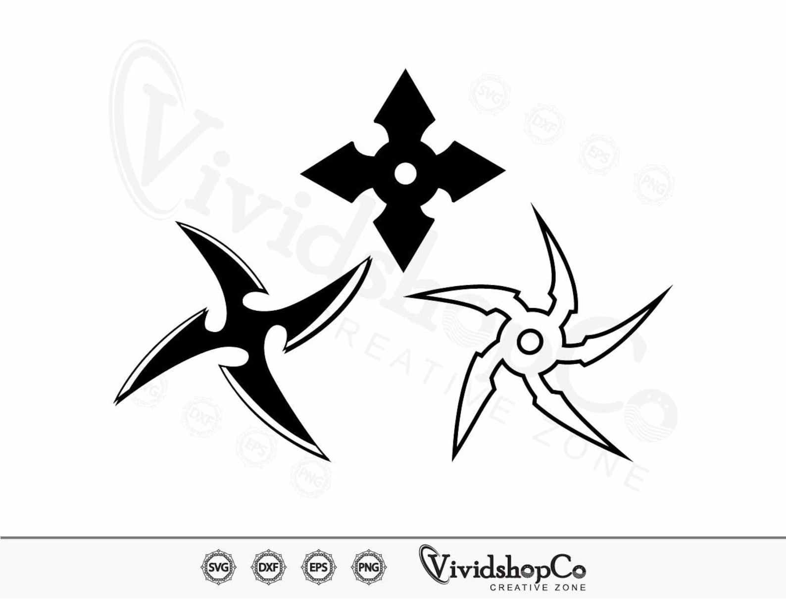 Ninja Stars Svg, Throwing Star Svg, Ninja Svg, Karate Svg, Vector ...