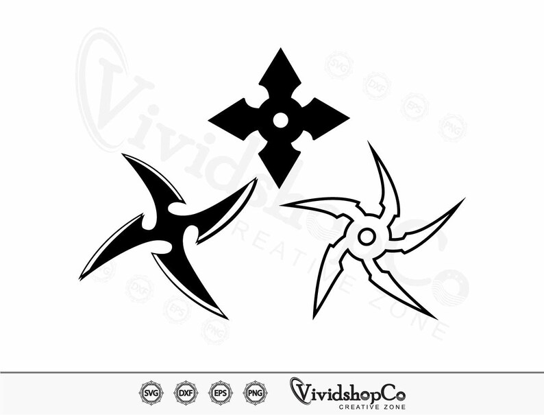 Ninja Stars Svg, Throwing Star Svg, Ninja Svg, Karate Svg, Vector ...