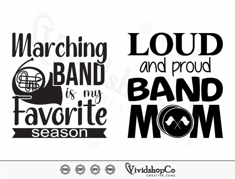 Marching Band Svg, Band Svg, Marching Svg, Clipart, Cut Files for ...