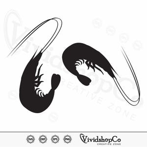 Shrimp SVG, Boiled Shrimp Svg, Prawn Svg, Seafood Svg, Clipart, Cut ...