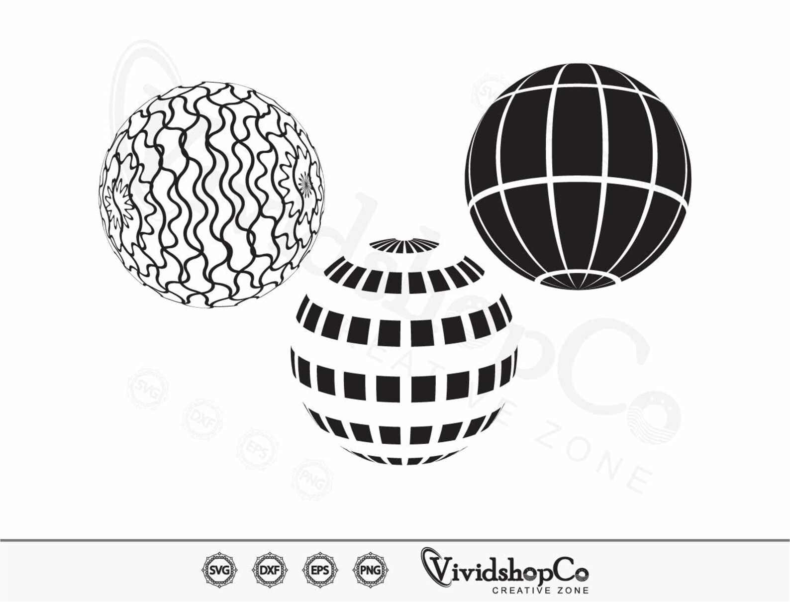 Spheres SVG, Globe Grid Svg, Clipart, Cut Files for Silhouette, Files ...