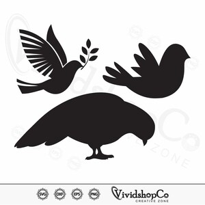 Taube svg, Peace svg, fliegender Vogel svg, Taube svg, Vogel svg ...