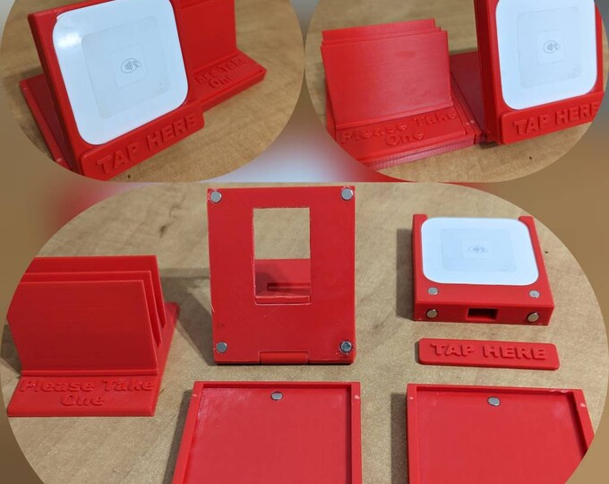 POS Stand for Square Reader and Business Cards - Etsy