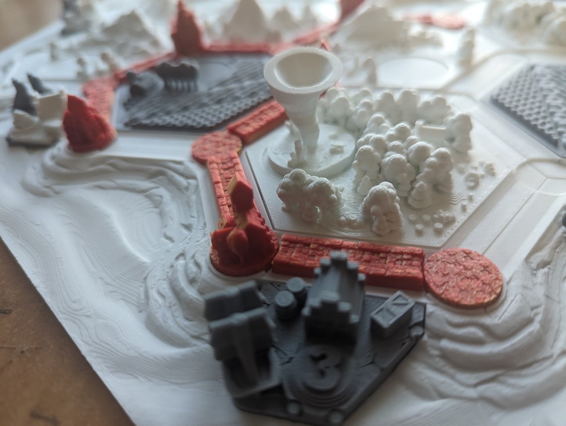 Settlers of Catan 3D Printed Edition - Etsy