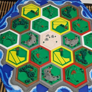Settlers of Catan 3D Printed Edition! - Etsy