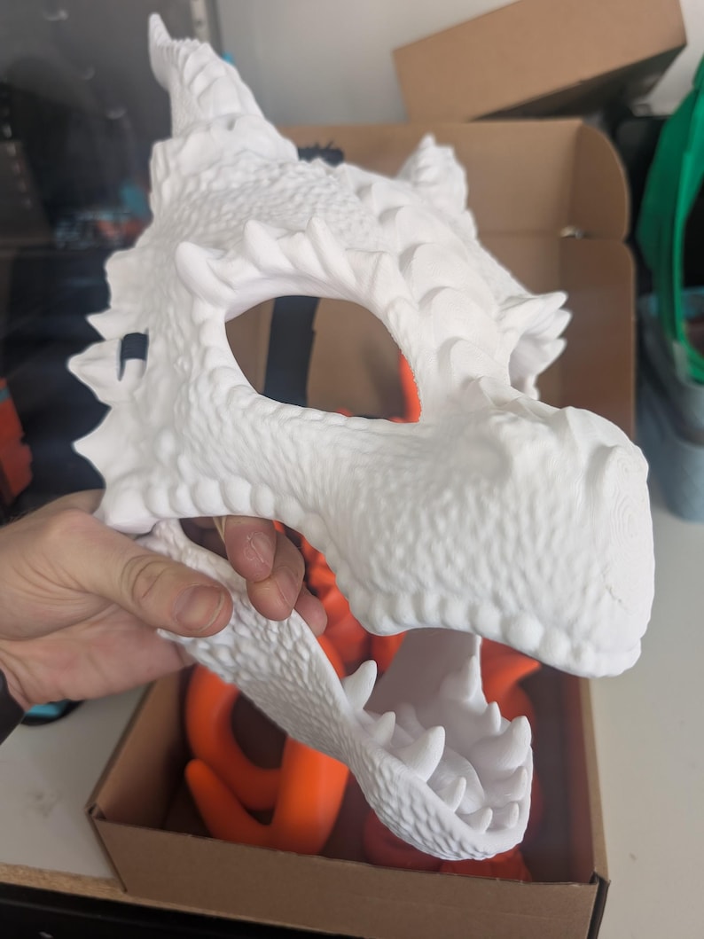 Dragon Cosplay Mask - Etsy