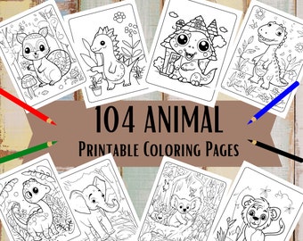 Animal Coloring Pages for Kids, Toddlers, Preschoolers Toddlers ...