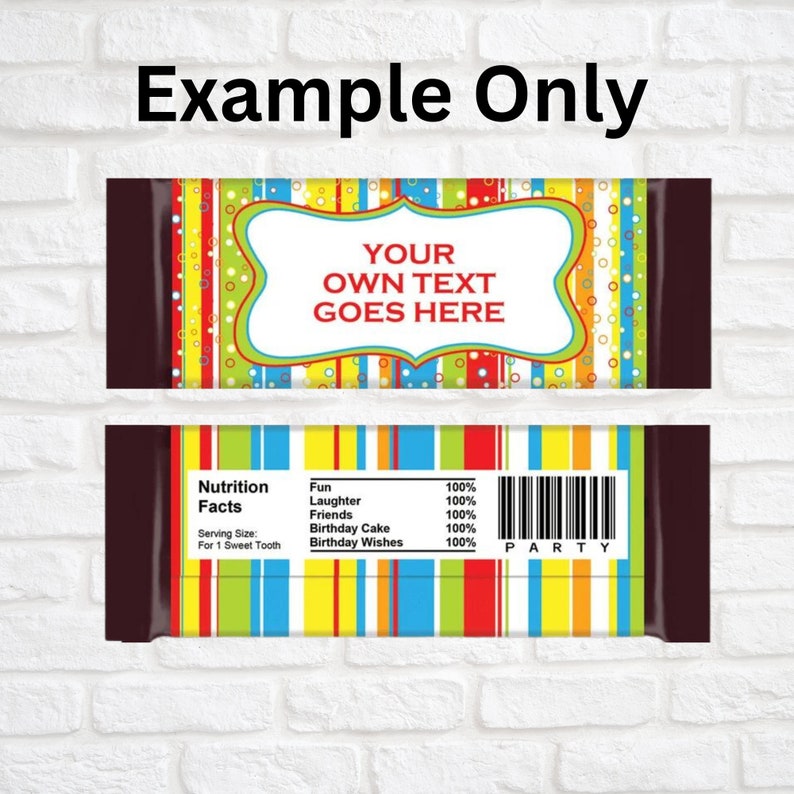 Candy Bar Wrapper | Chocolate Bar Wrapper, Hershey Wrapper , Blank ...