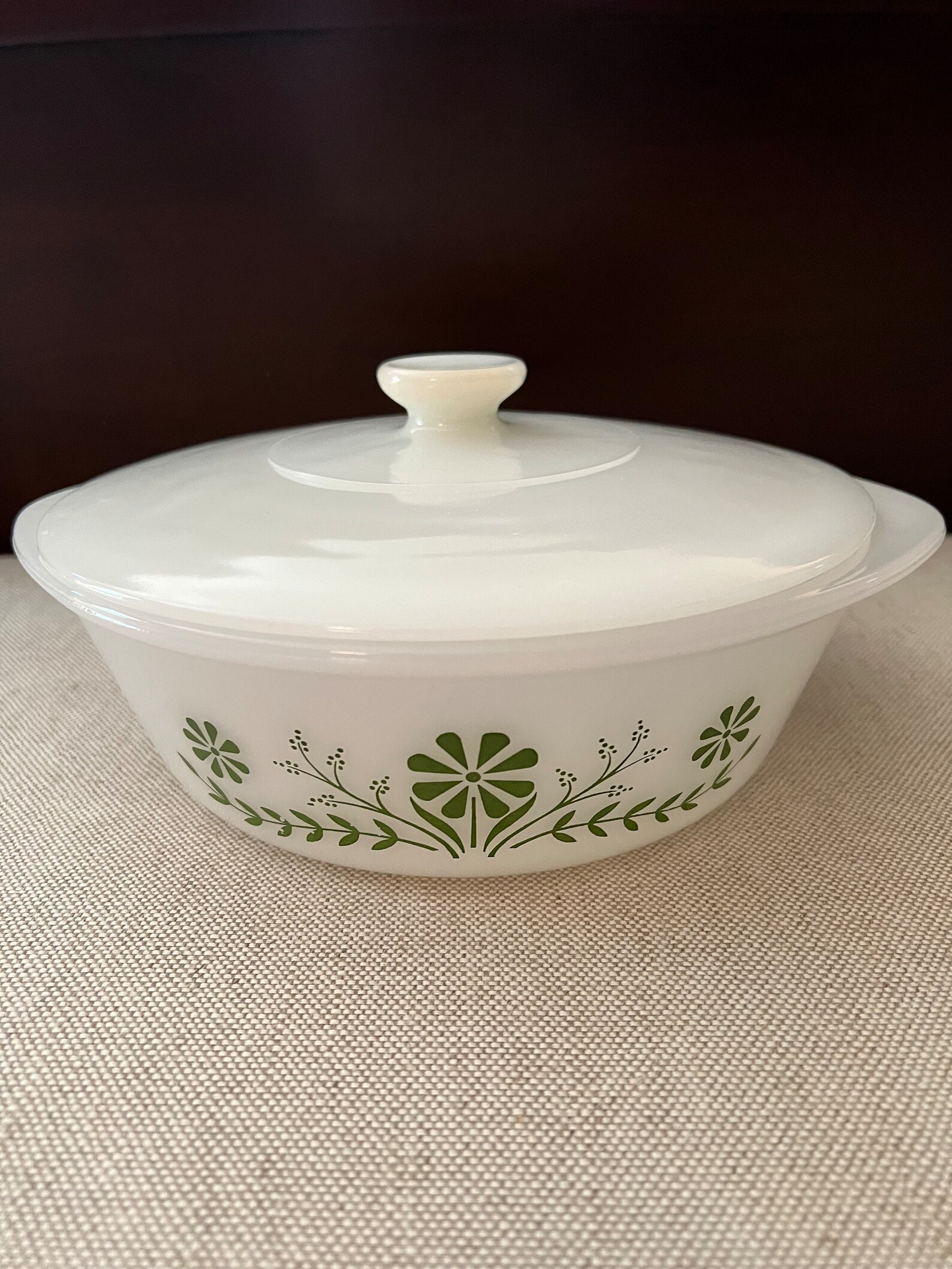 1970's Glasbake Primrose Dream Covered Casserole Dish With Lid - Etsy