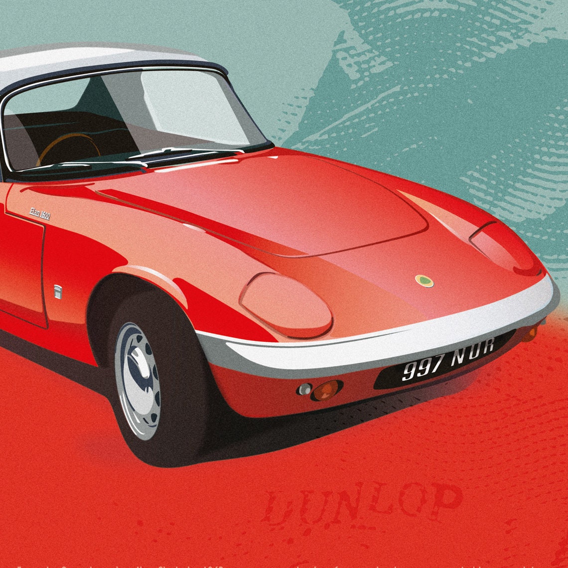 Jim Clark's Lotus Elan 1962 F1 Driver Print, F1 World Champion, Limited ...