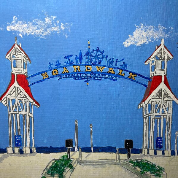 Ocean City Painting - Etsy