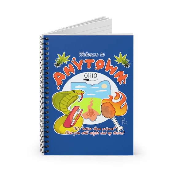 Anytown OH Spiral Notebook | Etsy