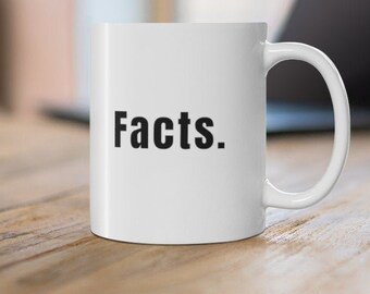 Funny Facts Mug - Etsy