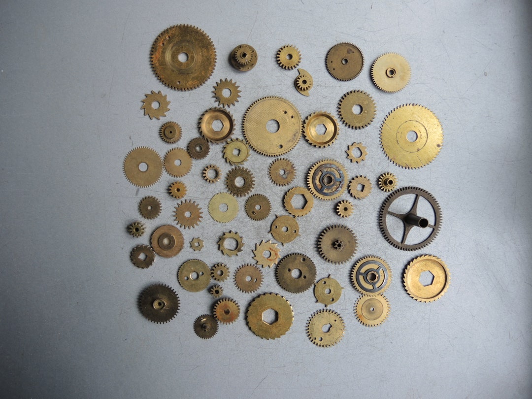 Lot of 50 Vintage Alarm Clock Gears Knobs / Clock Parts / - Etsy