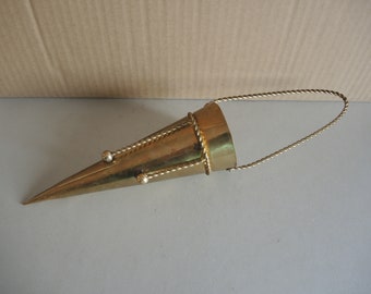 Brass Hanging Basket Holder - Etsy