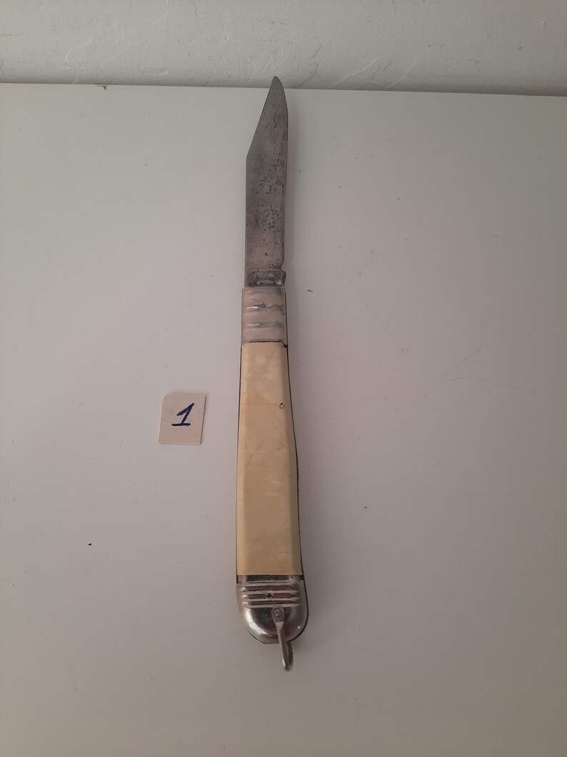 ONE Vintage Pocket Knife With Handle / Folding Knife From - Etsy