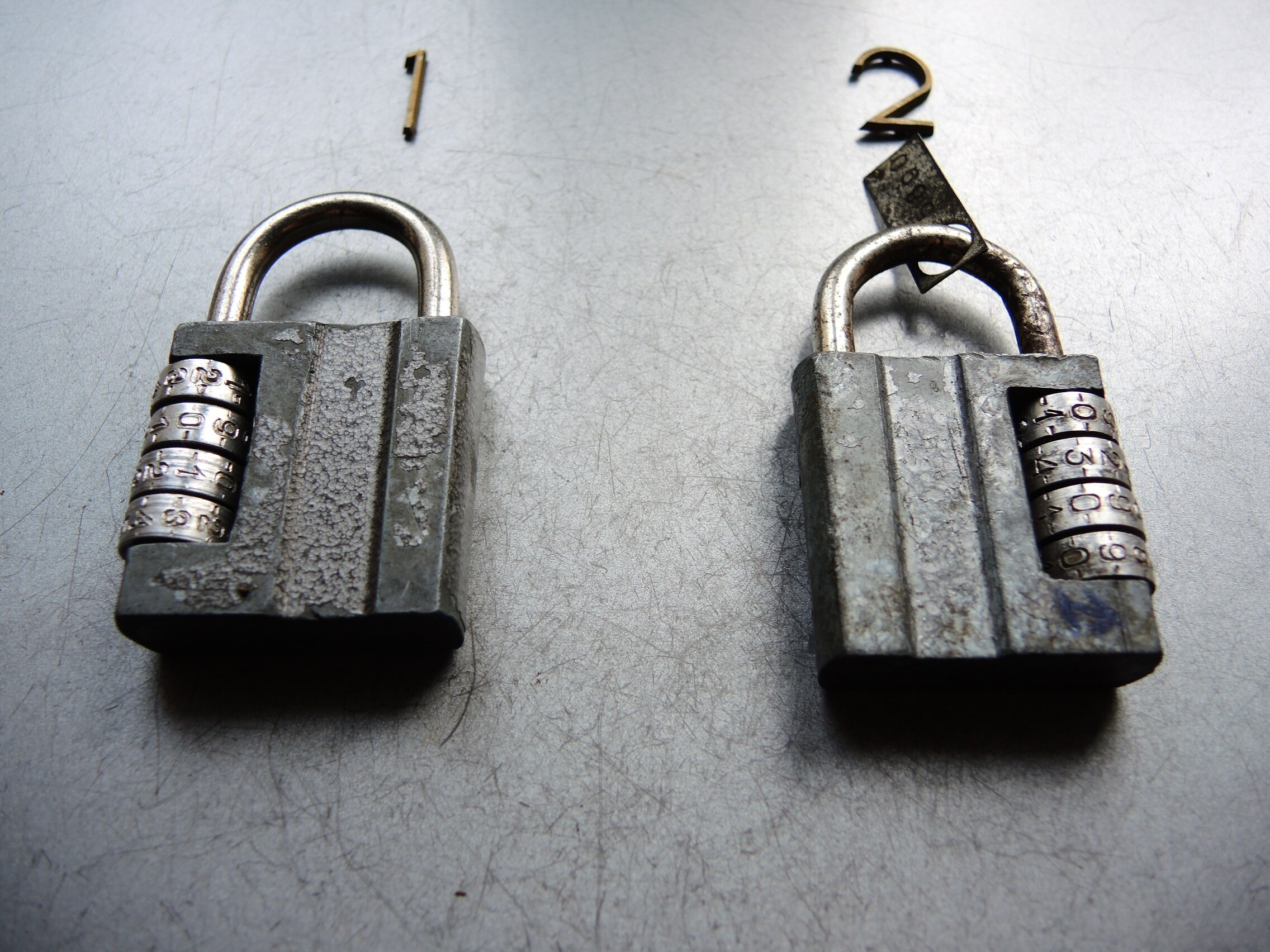 ONE Soviet Era Working Padlock With Code Key Made in USSR / Door ...