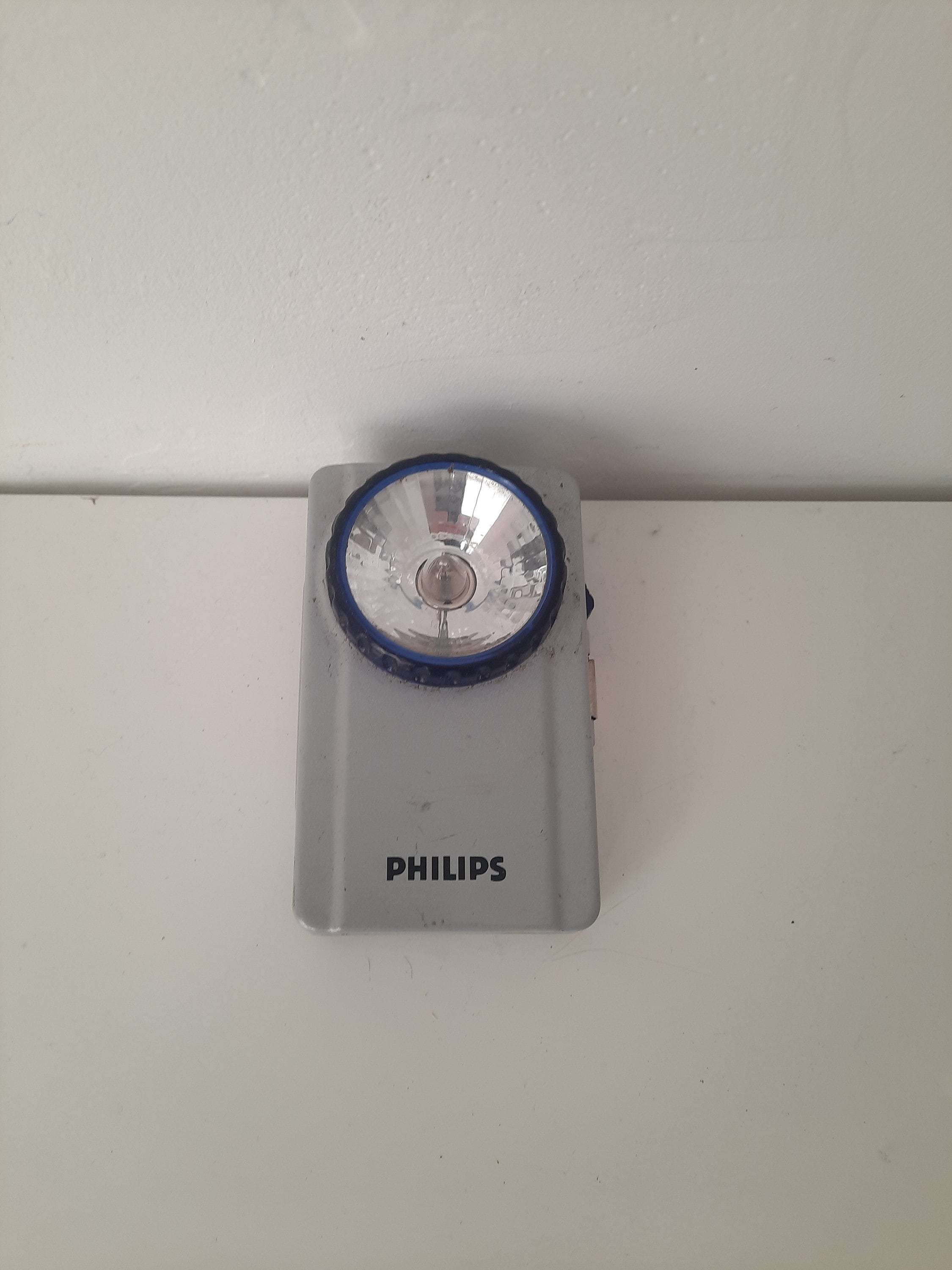 Vintage PHILIPS Jacket Military Railroad Belt Flashlight / Mid Century ...