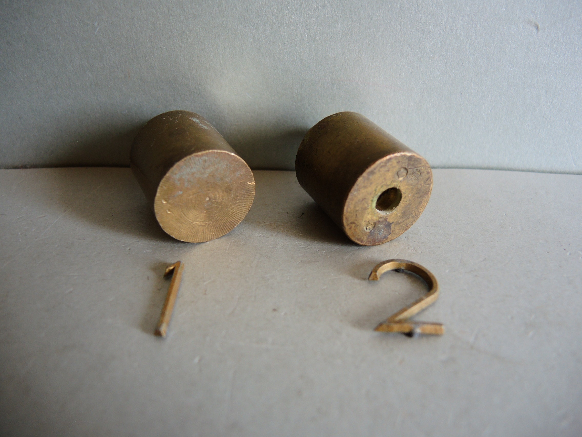 ONE Antique Solid Brass 100 Grams Weight for Scale / Brass Scale ...