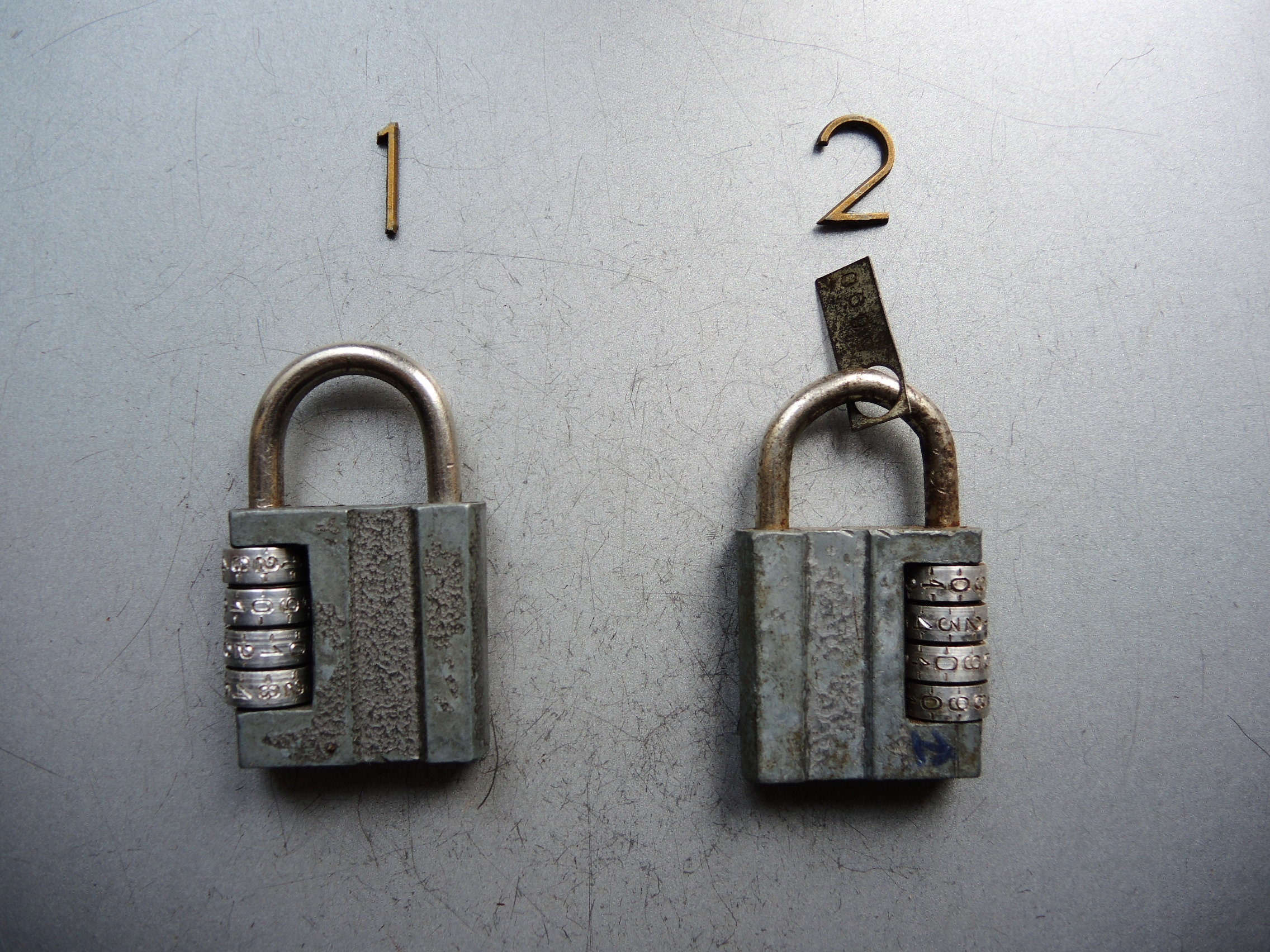 ONE Soviet Era Working Padlock With Code Key Made in USSR / Door ...