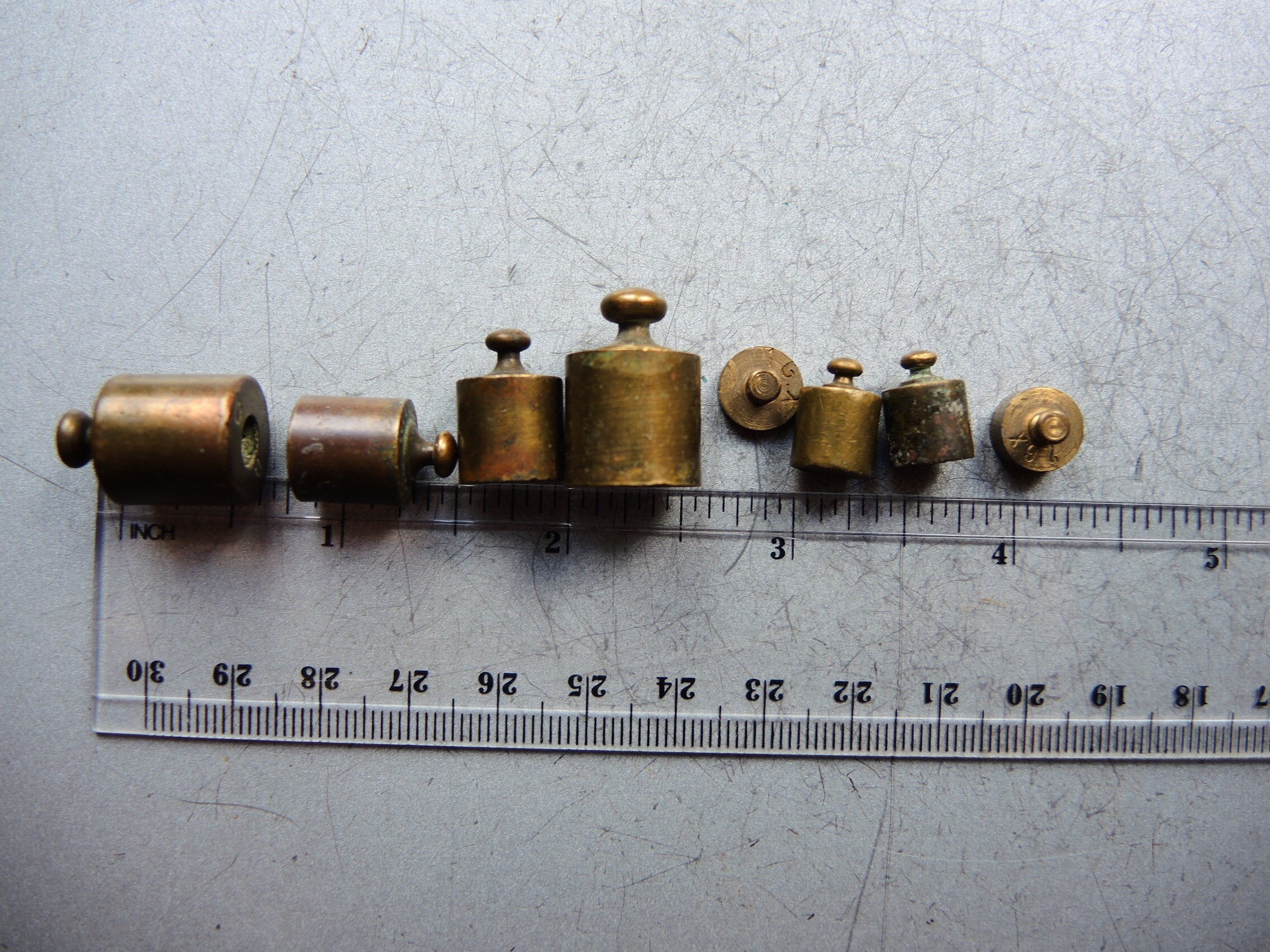 ONE Antique Solid Brass Small Light Grams Weight for Scale / Brass ...