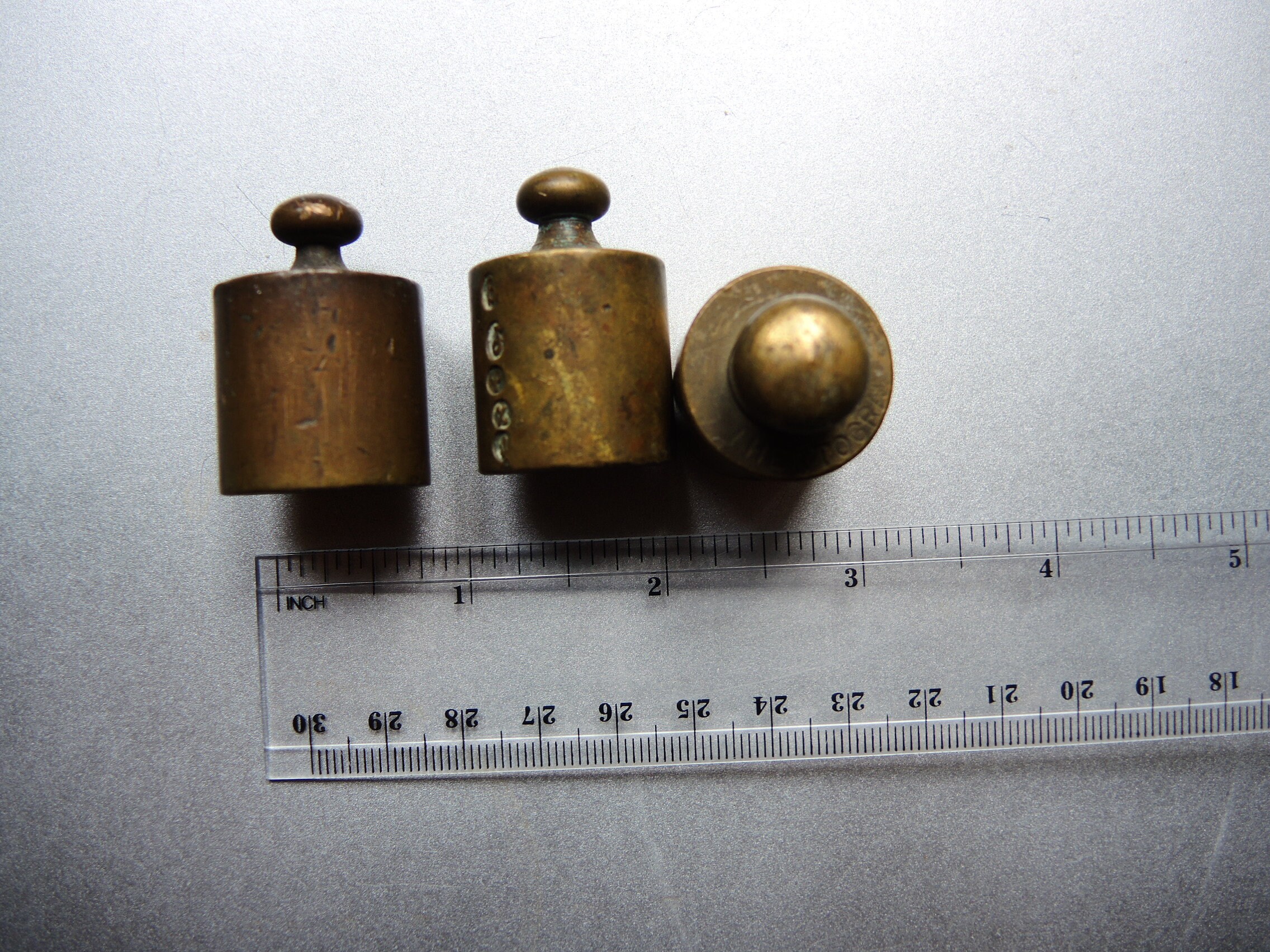 ONE Antique Solid Brass 100 Grams Weight for Scale / Brass - Etsy