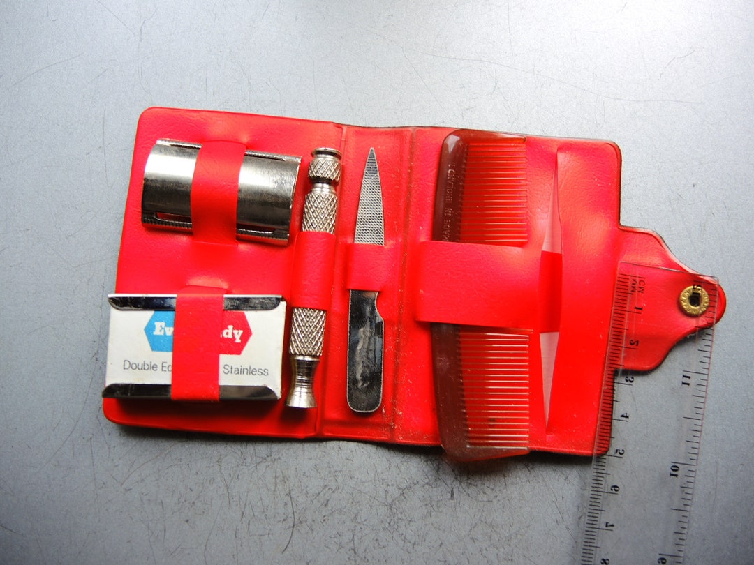 Vintage Solid Metal Folding Razor in Box / Made in Germany / - Etsy