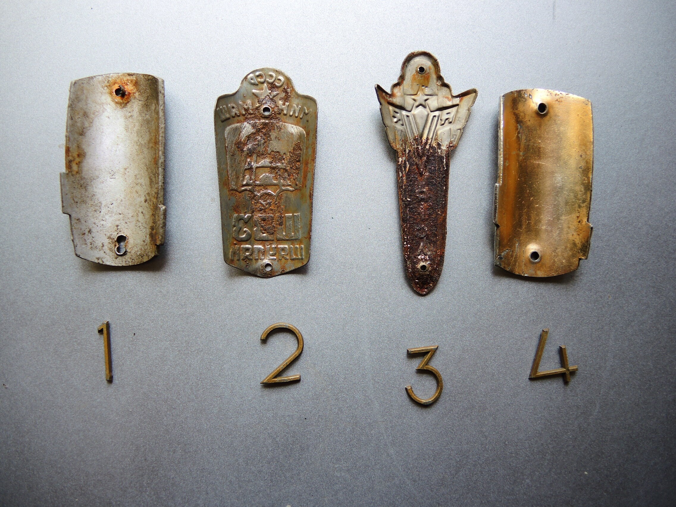 One Genuine Soviet Vintage Bicycle Head Badge / Original - Etsy