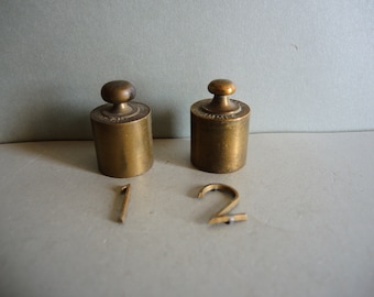 ONE Vintage Solid Brass Weight for Scale / Scale Weight / Brass Scale ...