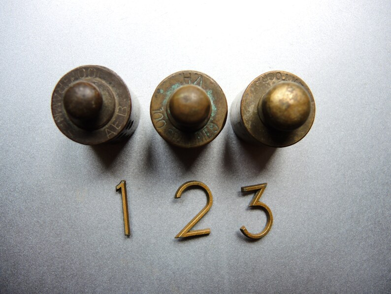 ONE Antique Solid Brass 100 Grams Weight for Scale / Brass - Etsy