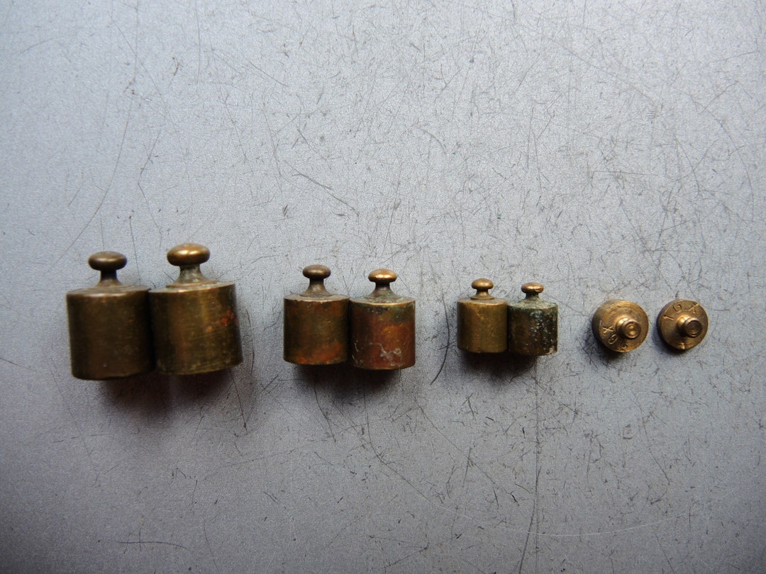 ONE Antique Solid Brass Small Light Grams Weight for Scale / Brass ...
