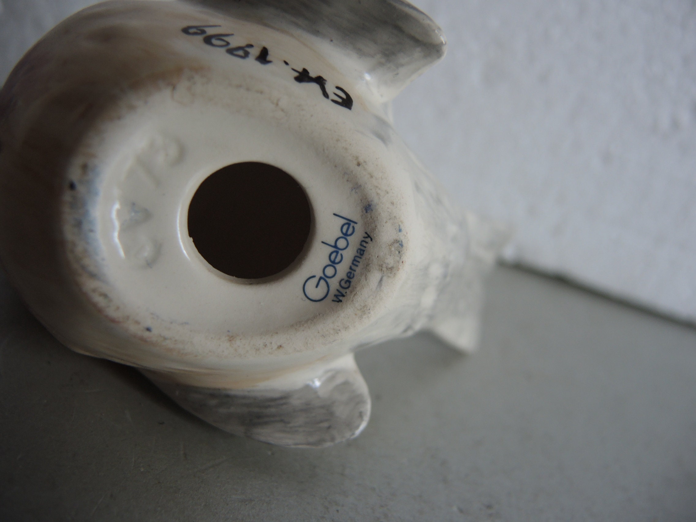 Vintage German Goebel Art Pottery Porcelain Robin BIRD - Etsy