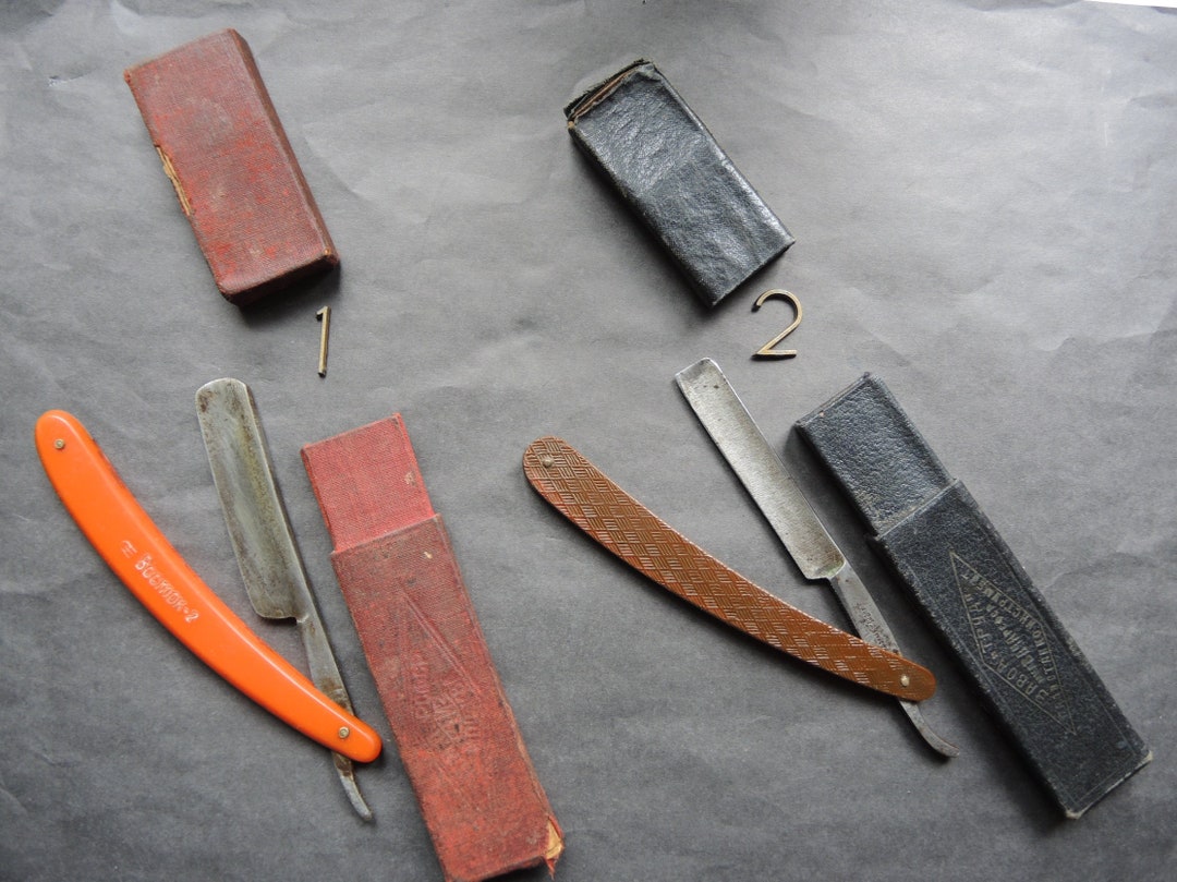ONE! Vintage Barber's Tools / Soviet Straight Razor Stiz / Like ...