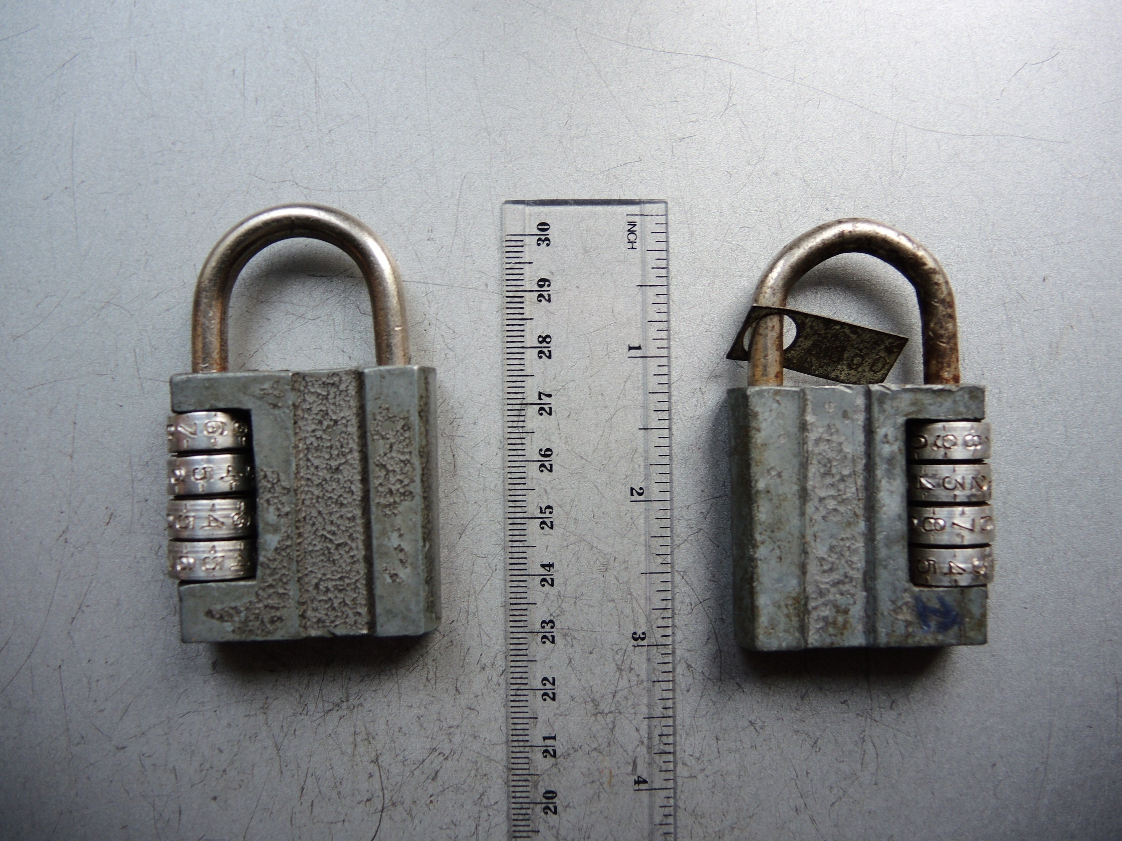 ONE Soviet Era Working Padlock With Code Key Made in USSR / Door ...
