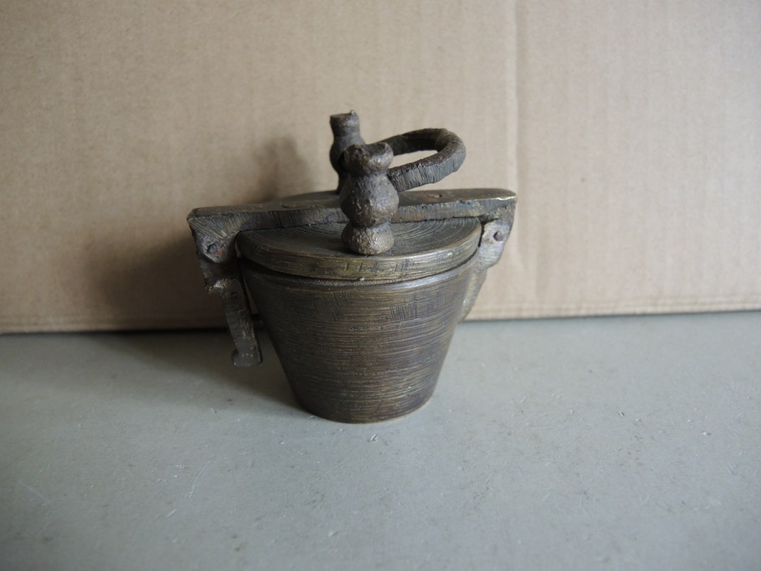 Vintage Antique Style Bronze Weights Set / Apothecary Nesting Weights ...