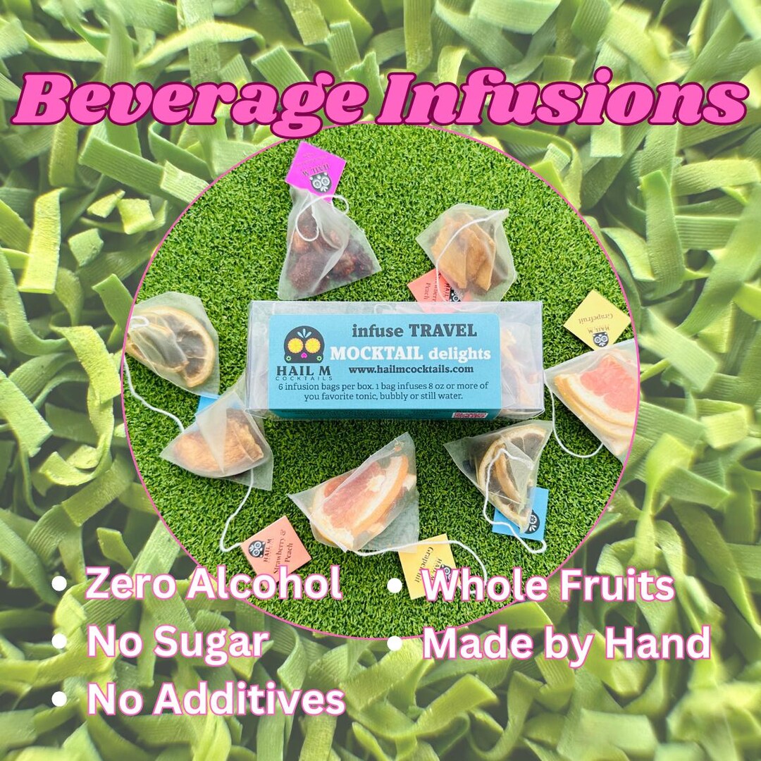 Mocktail Mixology Kit, Cold Brew Tea & Mocktail Gift Set, Fruit Tea ...